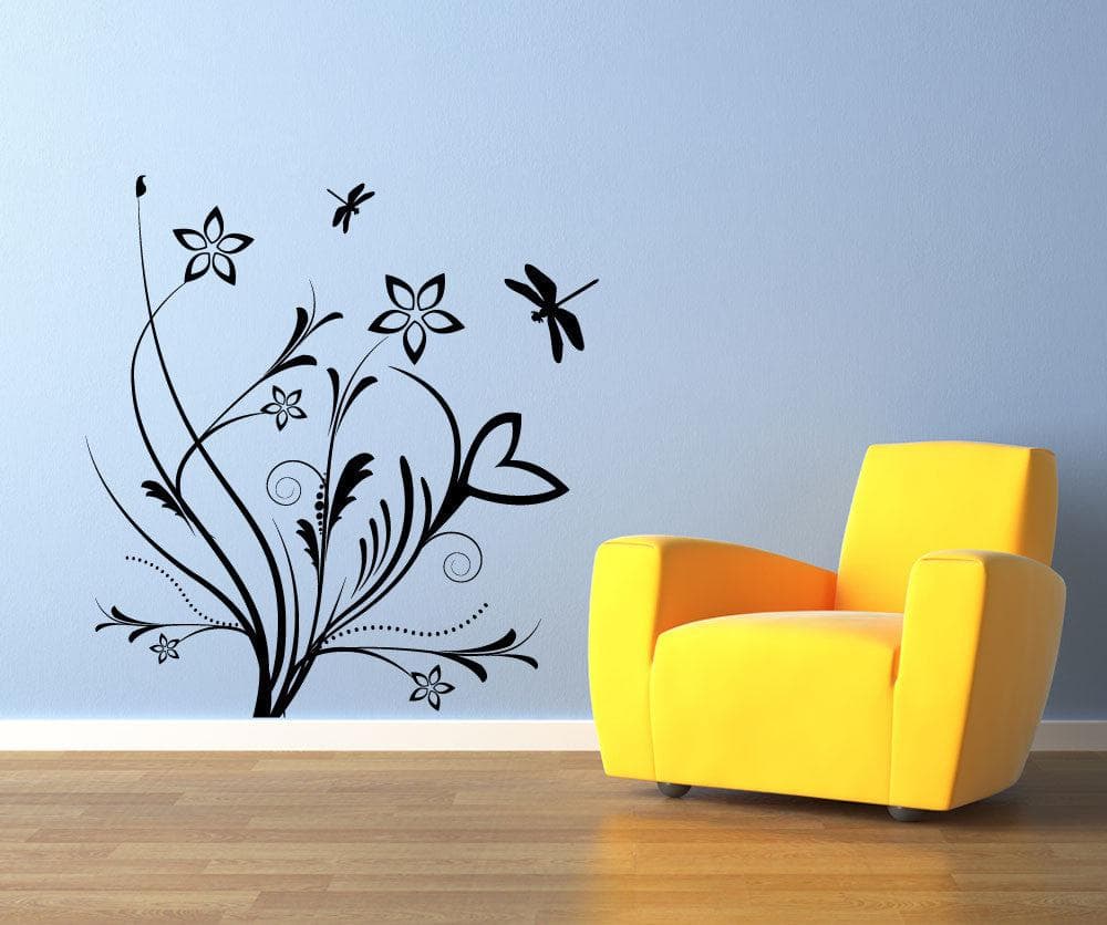 Dragonflies Wall Decals - StickerBrand