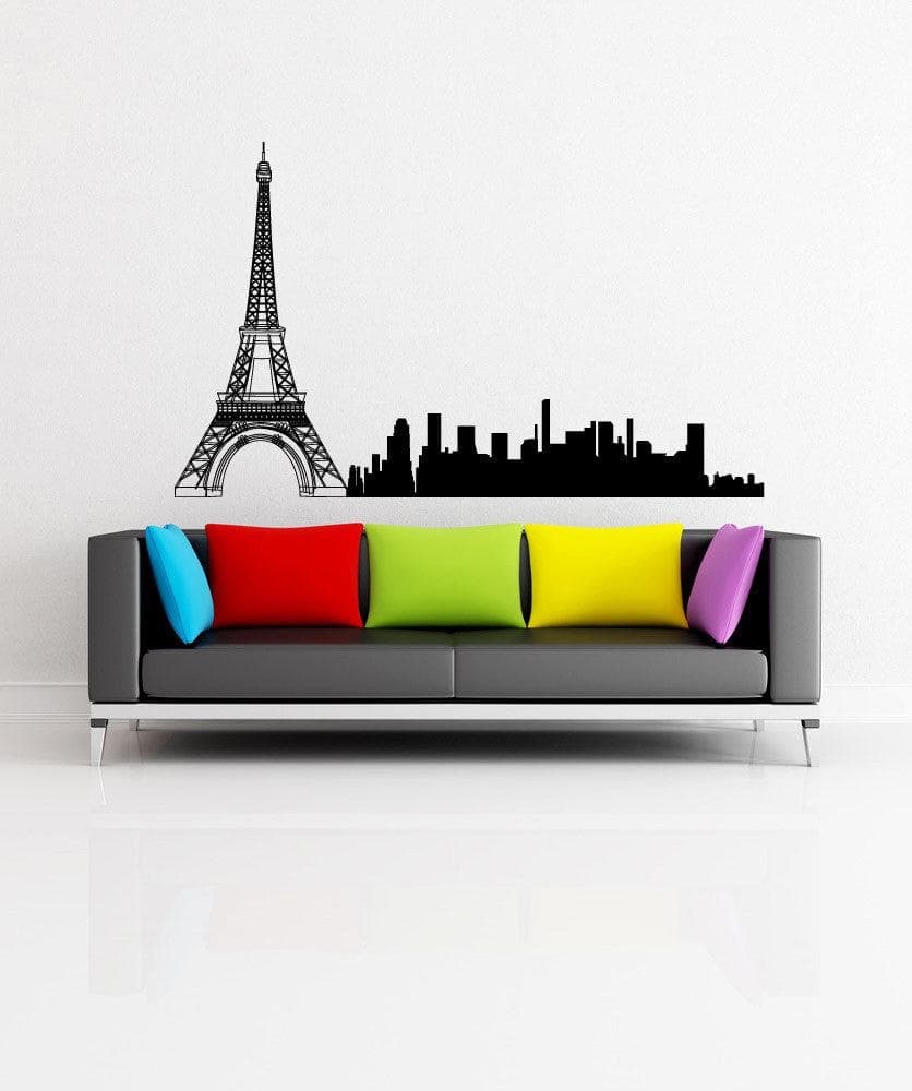 Parisian Themed Wall Decals - StickerBrand