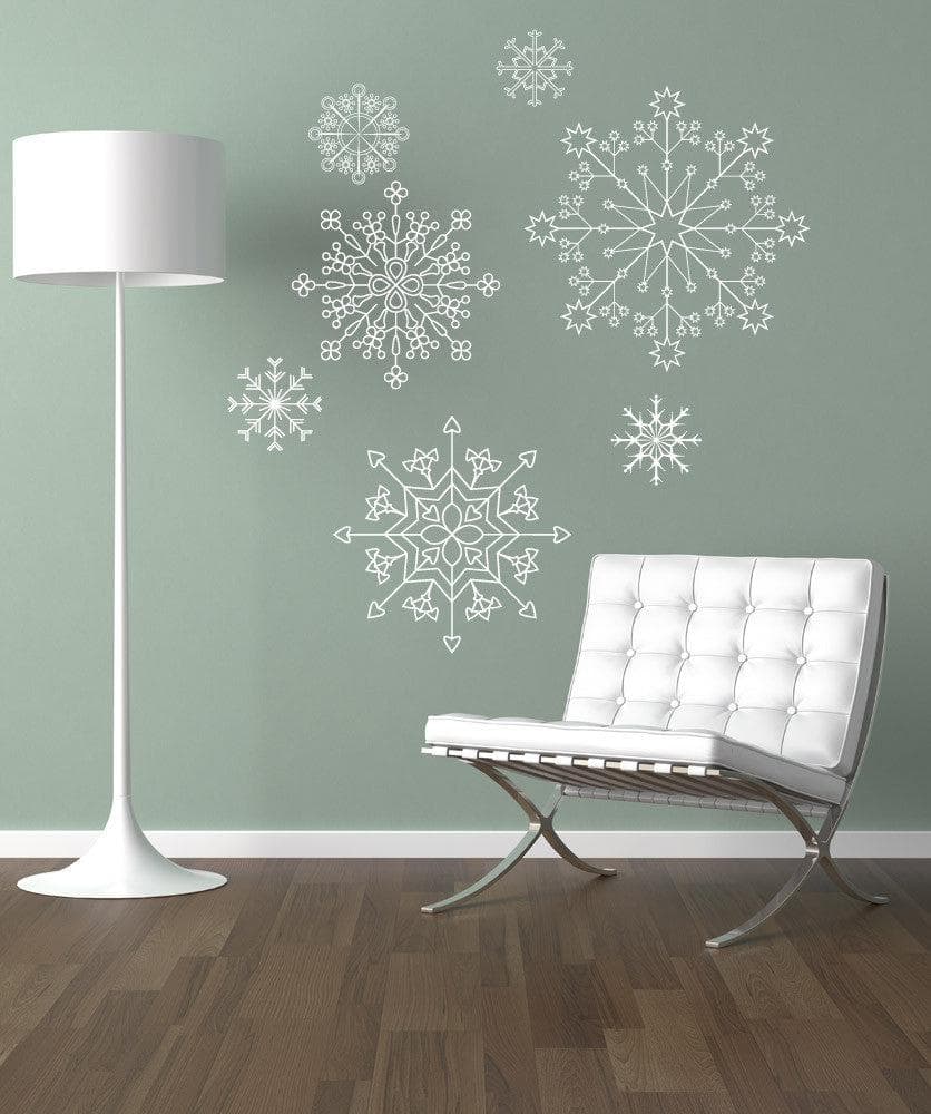 Snowflake Wall Decals - StickerBrand