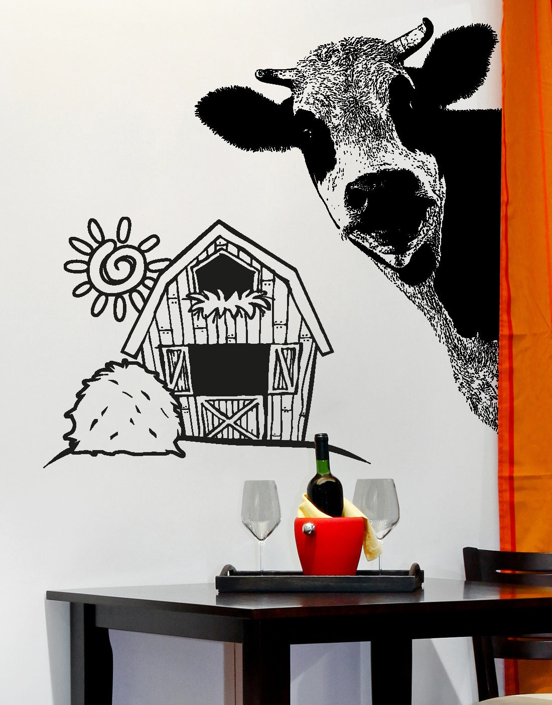Cow Wall Decals - StickerBrand