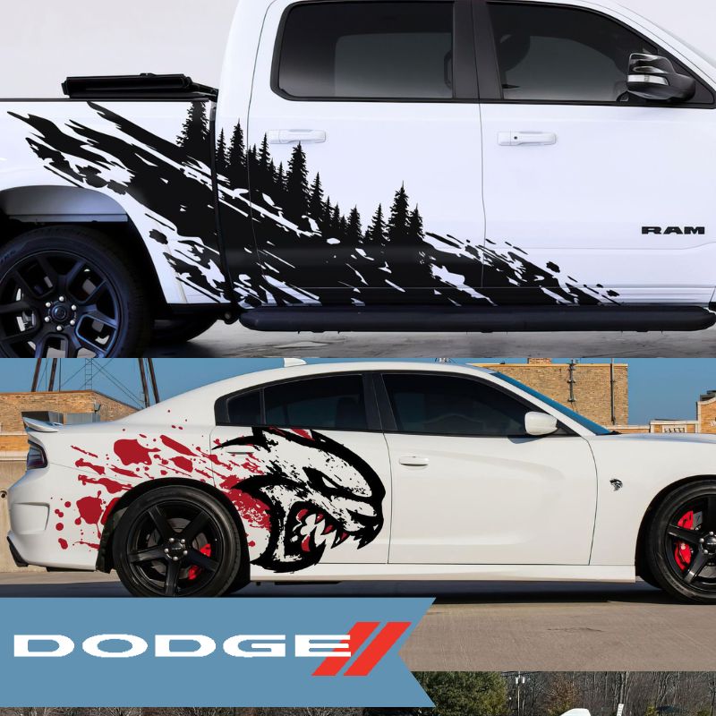 Dodge Graphic Decals - StickerBrand