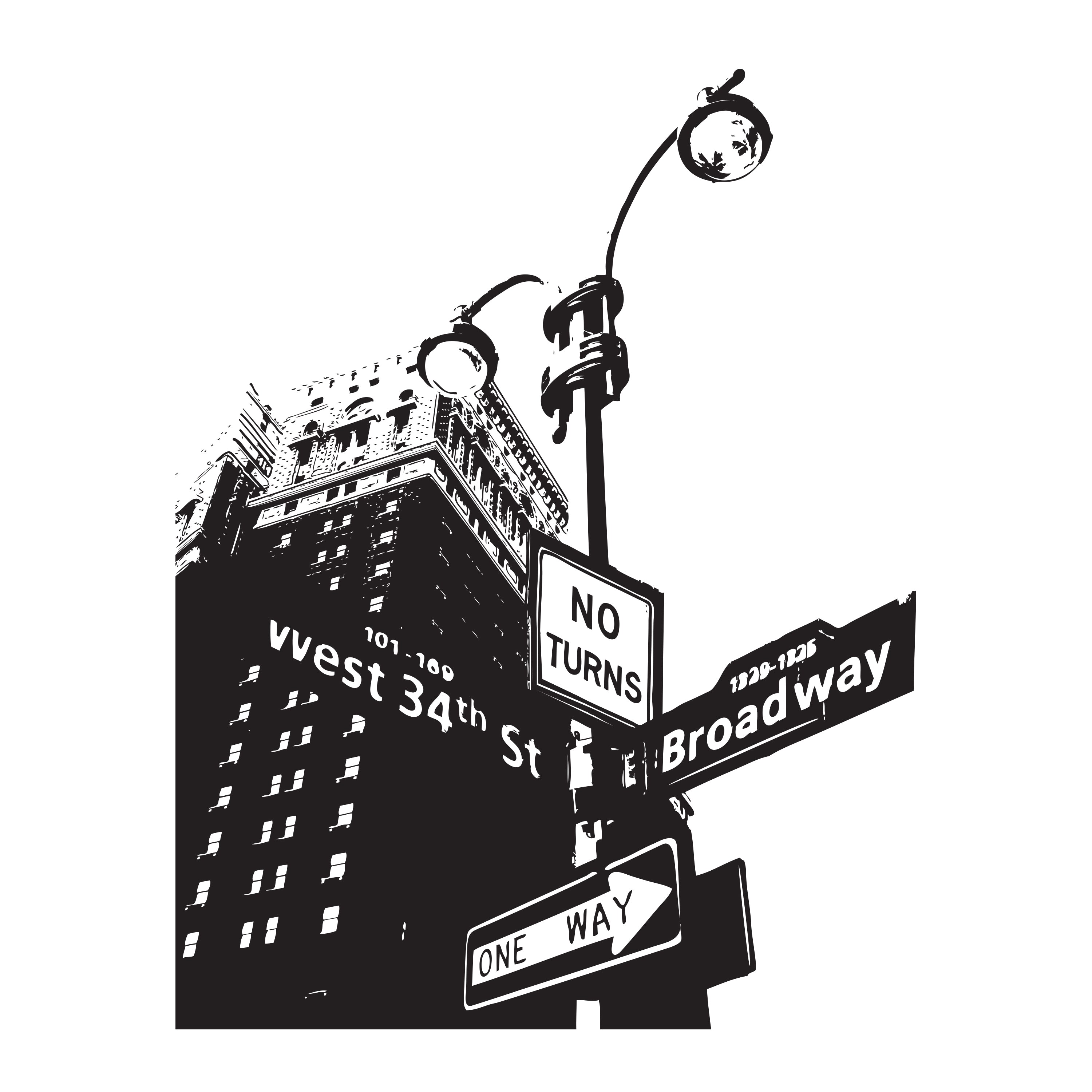Broadway Wall Decals - StickerBrand