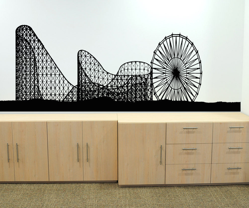 Roller Coaster Wall Decals - StickerBrand
