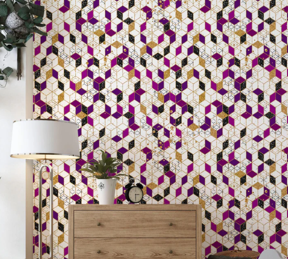 Hexagon Wall Decals - StickerBrand