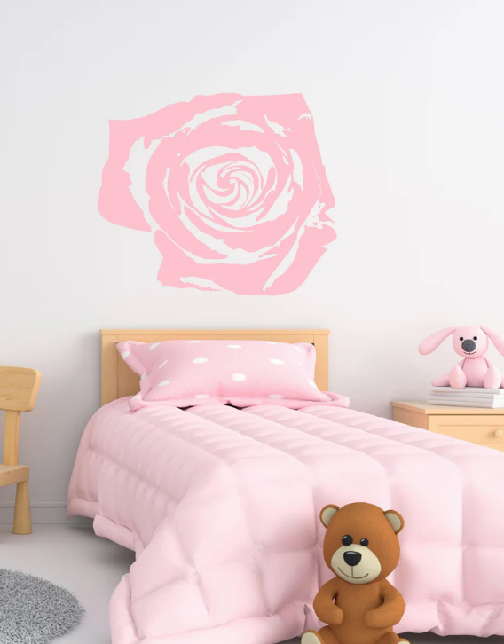 Pink Flower Wall Decals - StickerBrand