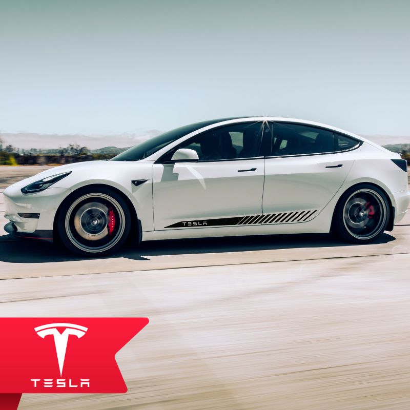 Tesla Graphic Decals - StickerBrand