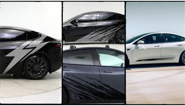 Tesla Graphic Decals - StickerBrand