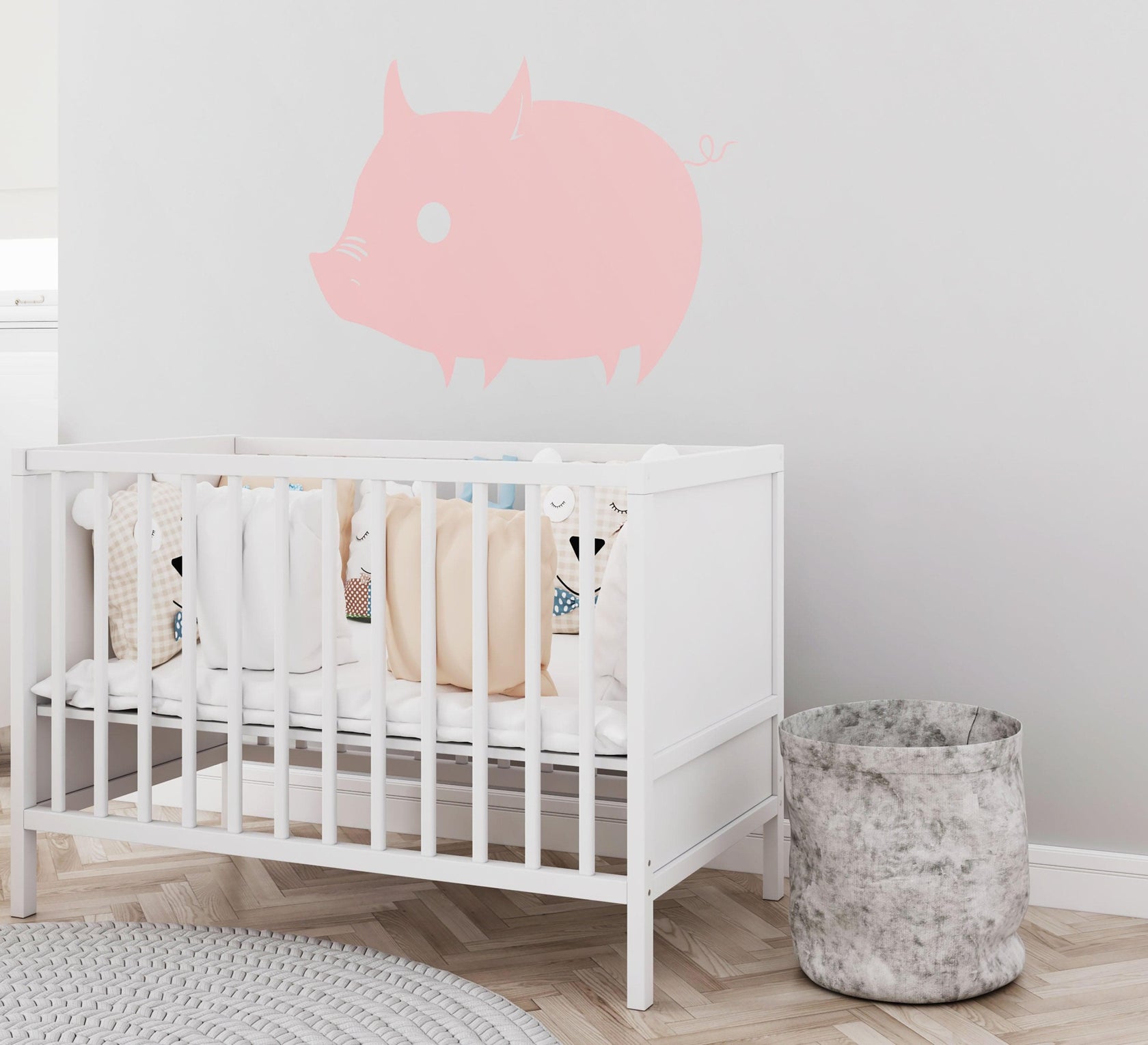 Little Pig Piglet Piggy Vinyl Wall Art Decal. Nursery Room Decor. #166 ...